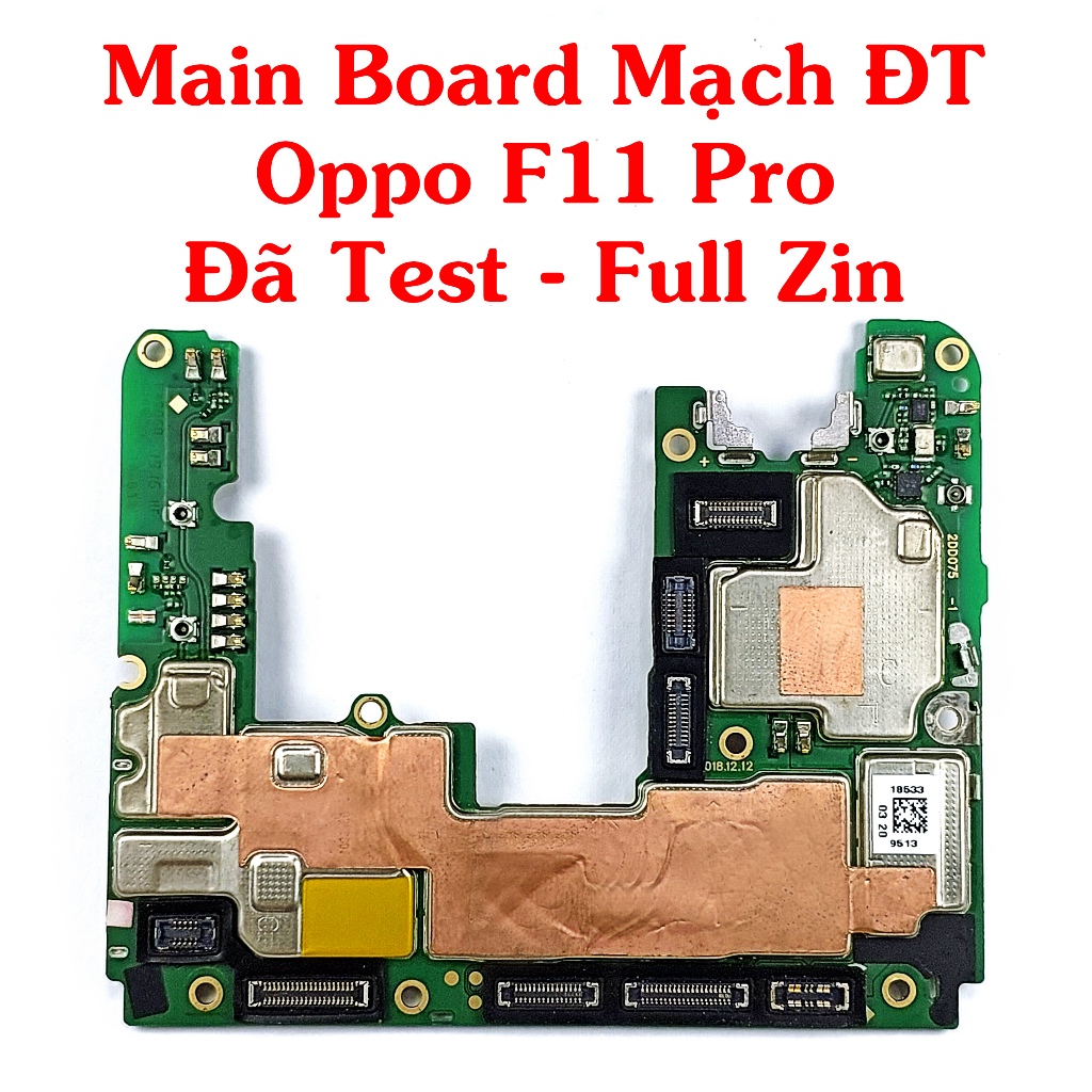 Main Board Mạch Điện Thoại Oppo F11 Pro , Đã Test Full Zin | Shopee ...