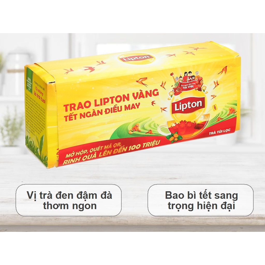 Trà Lipton Yellow Label Tea 25 Góix2g | Shopee Việt Nam