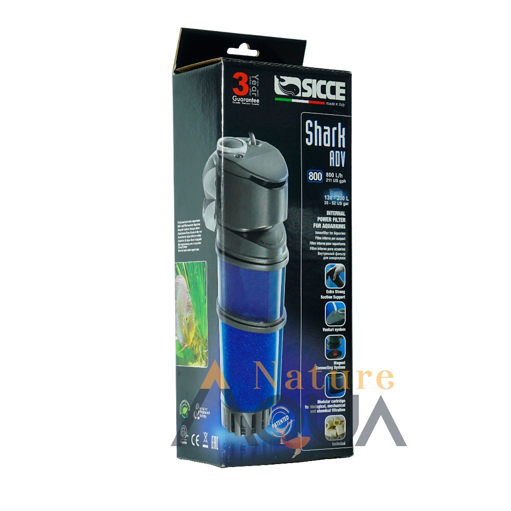 Sicce shark ADV filter - Máy lọc nước hồ cá Sicce ADV 400,600,800 ...