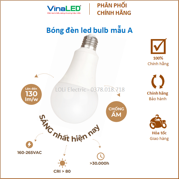 Bóng đèn led búp chữ mẫu A bulb trụ 3W 5W 7W 9W 12W 15W BL-A3 BL-A5 BL ...