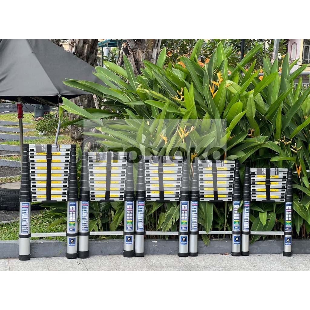 THANG NHÔM RÚT ĐƠN TOKOMO CHÍNH HÃNG NHẬT BẢN- Chiều dài 2.6M -5.8M Cam ...