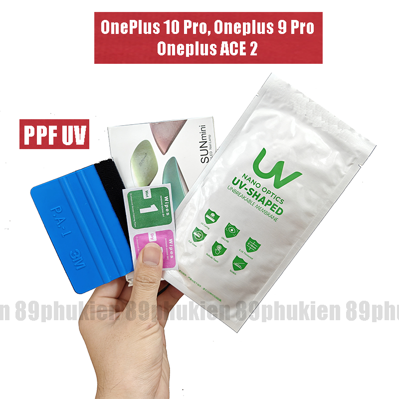 Dán PPF UV full màn hình Oneplus ace 2, oneplus 10 pro, oneplus 9 pro ...