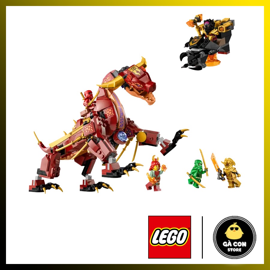 LEGO NinjaGo 71793 Heatwave Transforming Lava Dragon | Shopee Việt Nam
