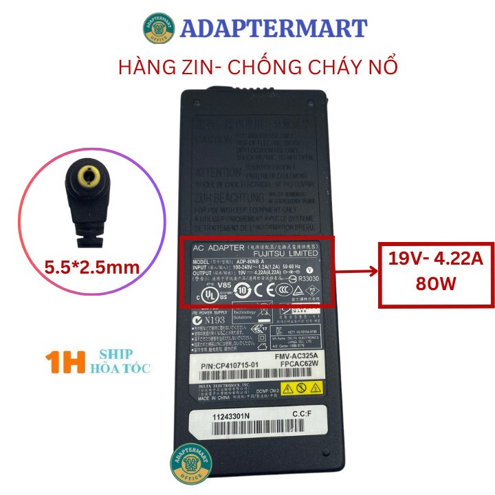Sạc máy tính Fujitsu AH530 S710 S751 S761 S781 bản gốc hãng tháo máy ...