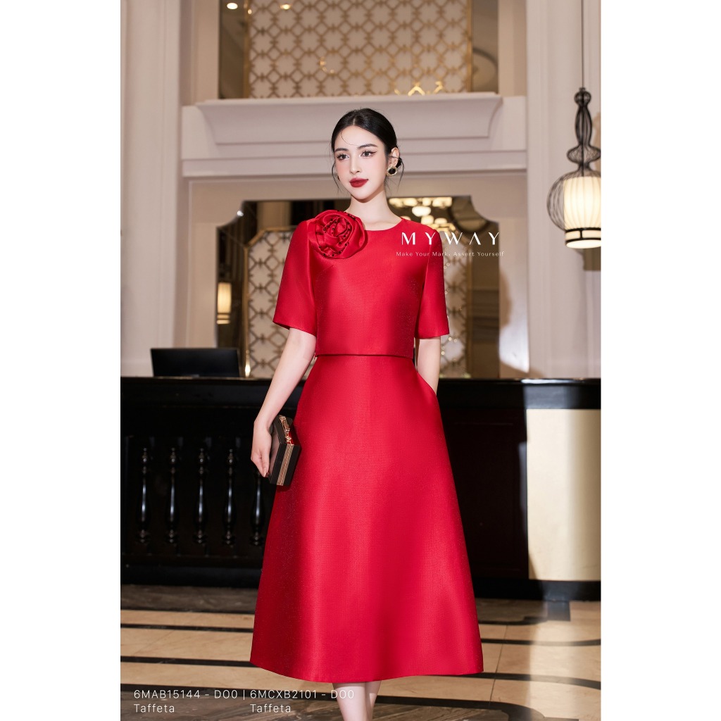 Sét Áo Chân Váy Nữ Công Sở MY WAY Tay Lỡ Sang Trọng 6MAB15144W ...