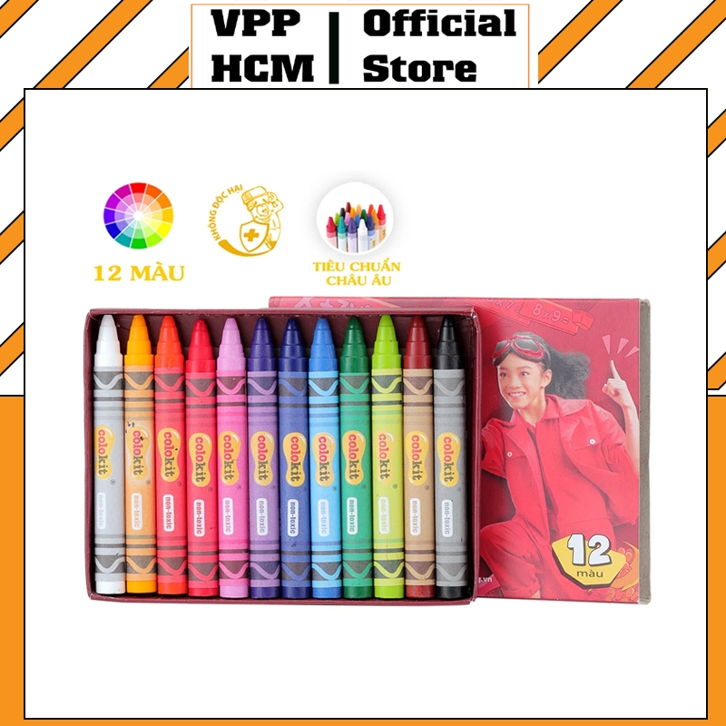 Bút Sáp màu Thiên Long CR-C016- 12 màu giá siêu rẻ | Shopee Việt Nam