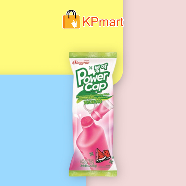 Kem ống dưa hấu Binggrae PowerCap Watermelon Flavored Ice Tube Hàn Quốc ...