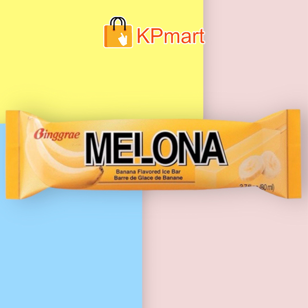 Kem chuối Hàn Quốc Binggrae Melona Banana Ice Bar 80ML | Shopee Việt Nam