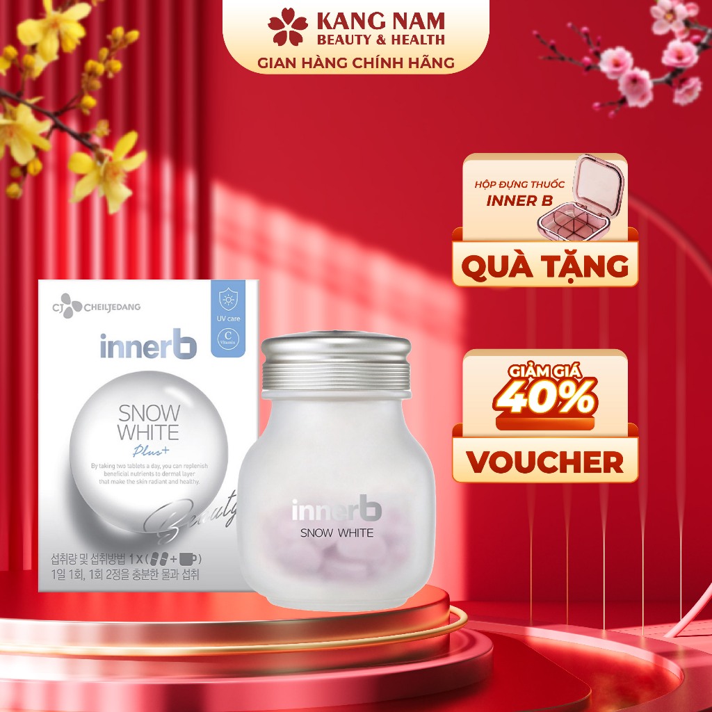 Viên Uống Trắng Da Innerb Snow White (Hộp/56 Viên) | Shopee Việt Nam