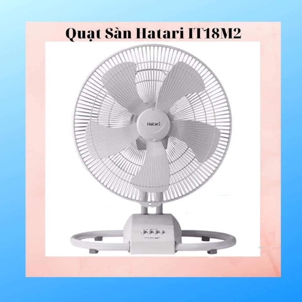 Quạt Sàn Quỳ Công Nghiệp Thái Lan Hatari IT18M2 GHM, Chất Liệu Cao Cấp ...