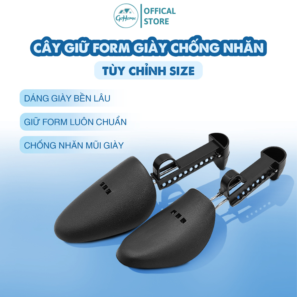 Cây giữ form giày shoe tree nhựa tùy chỉnh theo size giày, chống nhăn ...