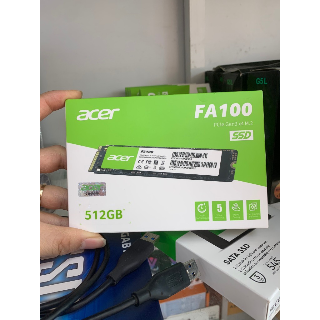 Ổ cứng SSD Acer FA100 M2 PCIe Gen 3 Dung lượng 128GB | 256GB | 512GB ...