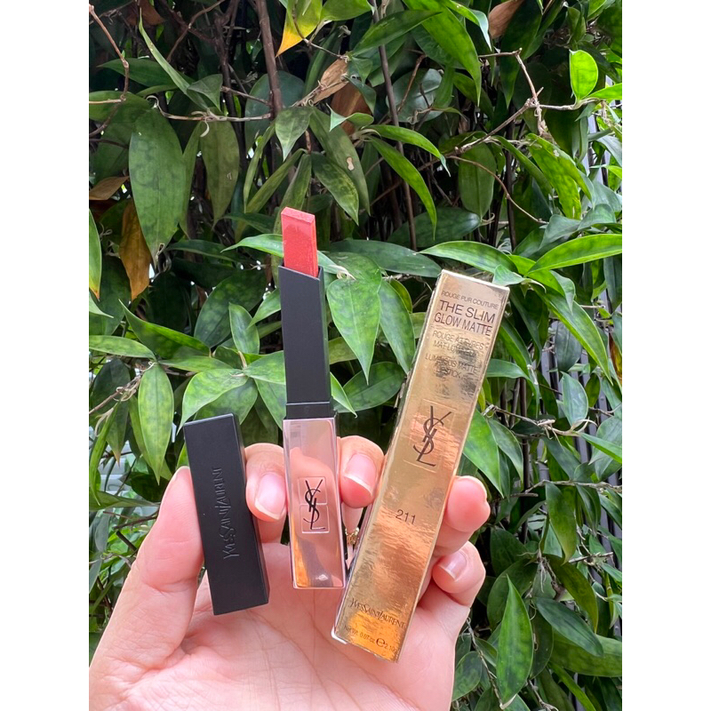 Son YSL The Slim 211 Glow Matte Transgressive Cacao Full box Full Size ...
