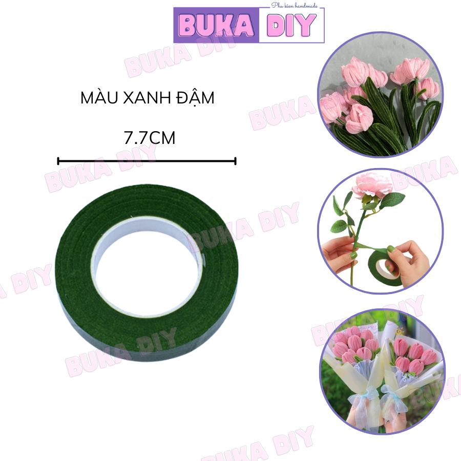 Set que kẽm làm hoa handmade dài 40cm cành kẽm cắm hoa giả bọc nhựa ...