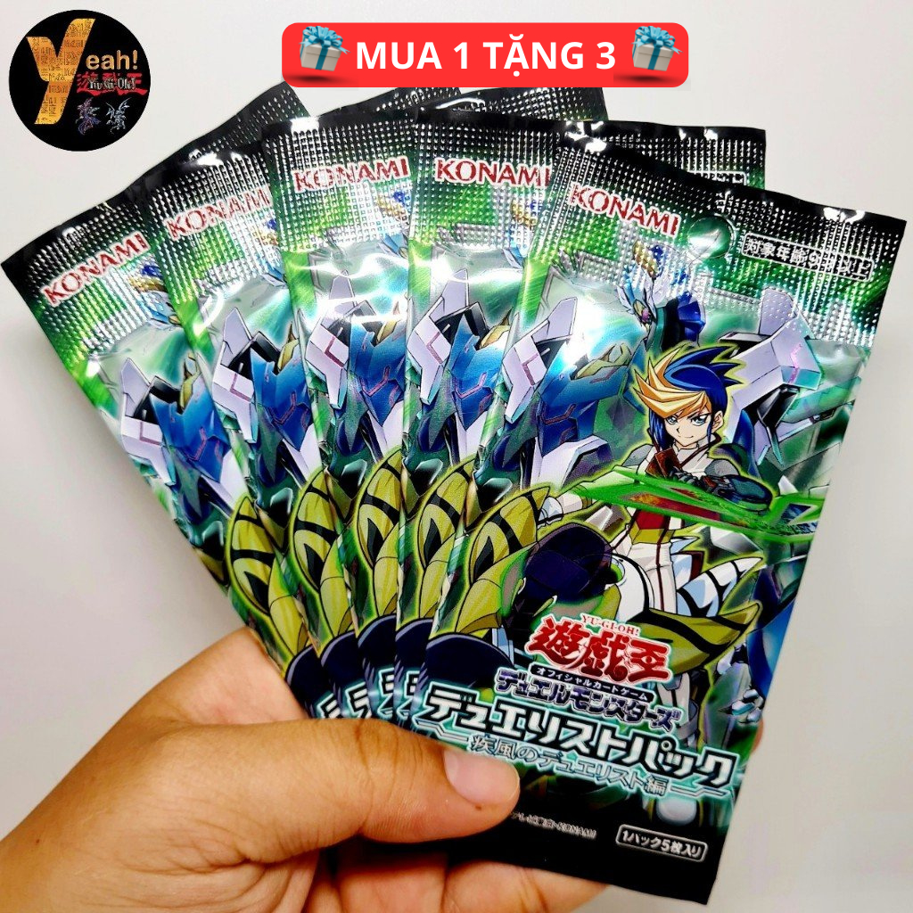 [Mua 1 tặng 3] Túi thẻ bài yugioh DP25: Duelist Of Whirlwind [1 Pack] - KONAMI - OCG - Nguyên ...