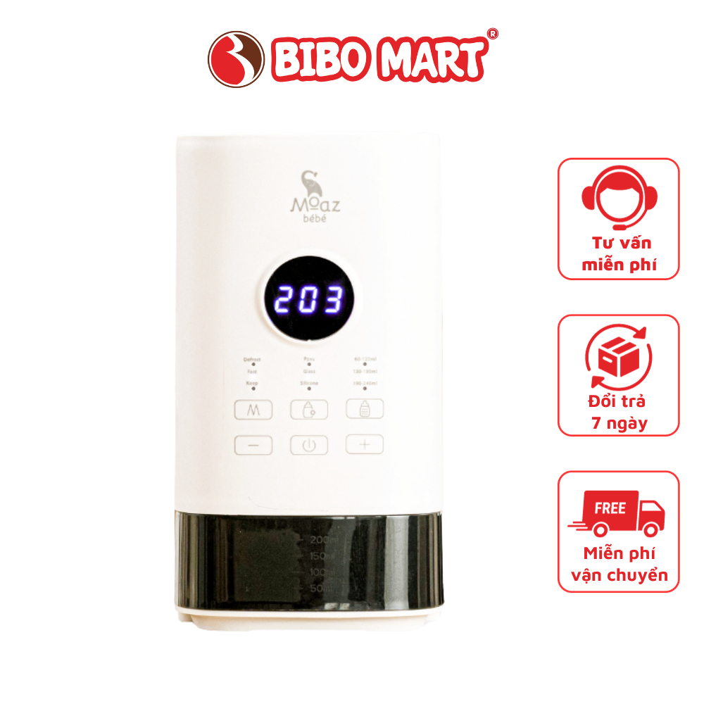 Máy Hâm Sữa Moaz BéBé MB-033 Thông Minh Nguyên Vẹn Dinh Dưỡng Cho Bé - Bibo Mart | Shopee Việt Nam