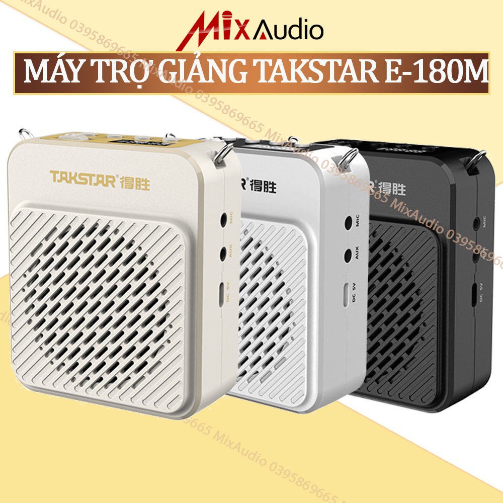 Máy Trợ Giảng TAKSTAR E180M, Bluetooth 5.0, Công Suất 10W, Thời Gian Sử Dụng 30 Giờ, Giành Cho ...