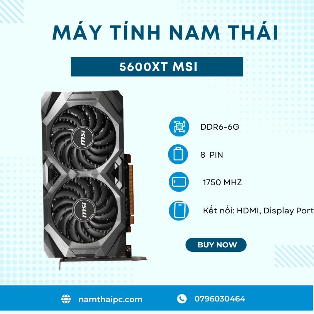 Card màn hình MSI Radeon RX 5600XT MECH OC, HÀNG TRÂU | Shopee Việt Nam