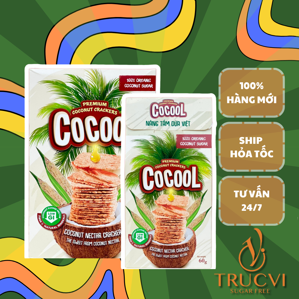 Bánh Hoa Dừa COCOOL (Coconut Nectar Cracker), PLANT-BASED | Shopee Việt Nam