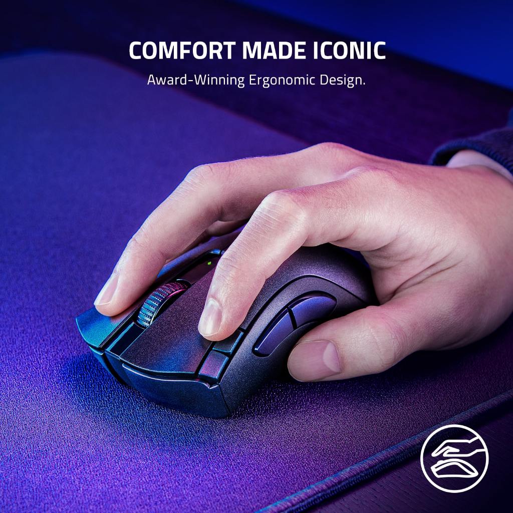 Chuột Gaming Razer DeathAdder V2 X | 2.4GHz và Bluetooth | 14000 DPI ...