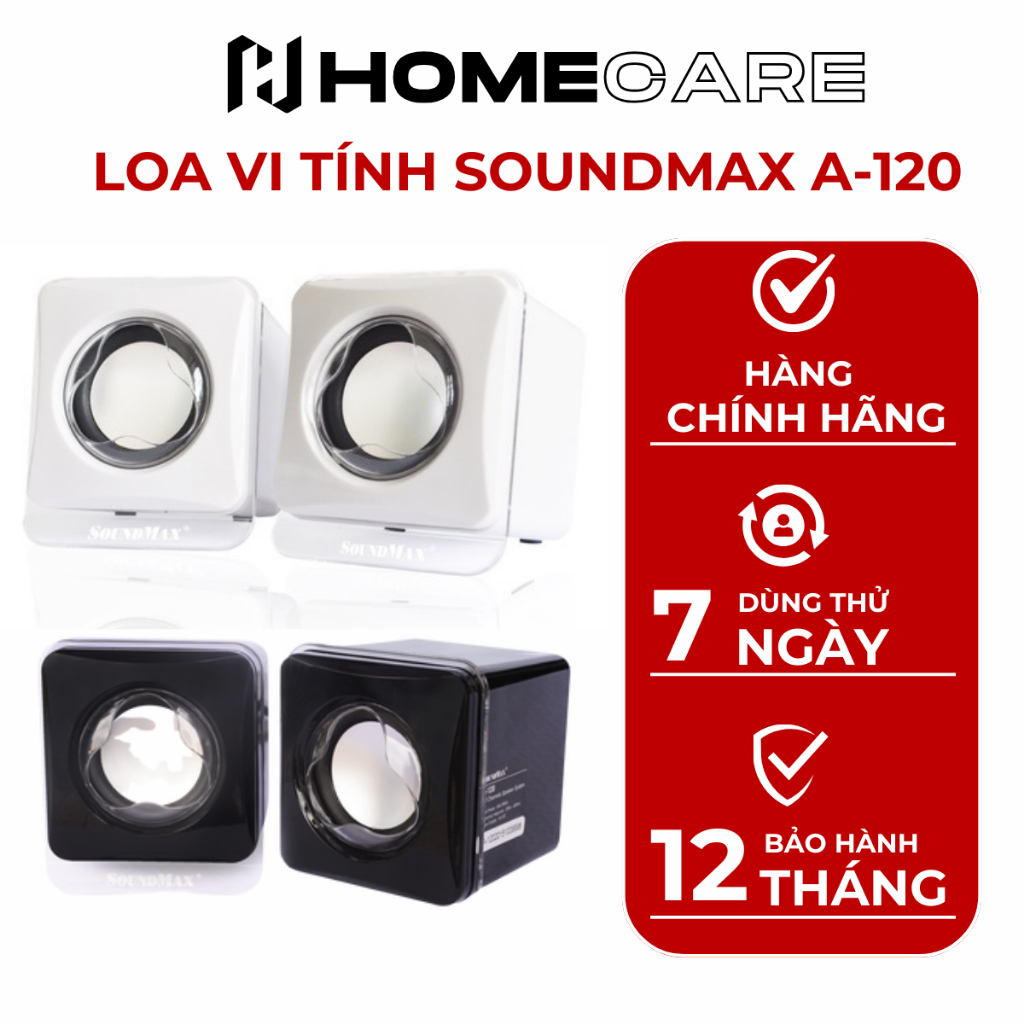 [CHÍNH HÃNG] Loa Vi Tính - Laptop Soundmax A120 - USB (Trắng/Đen ...