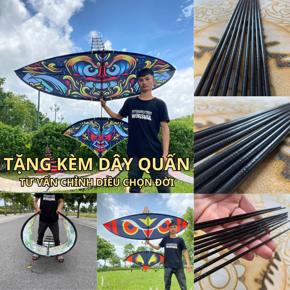 Khung diều sáo 3m5 2m5 4m5 nan cacbon tím làm diều sáo | Shopee Việt Nam