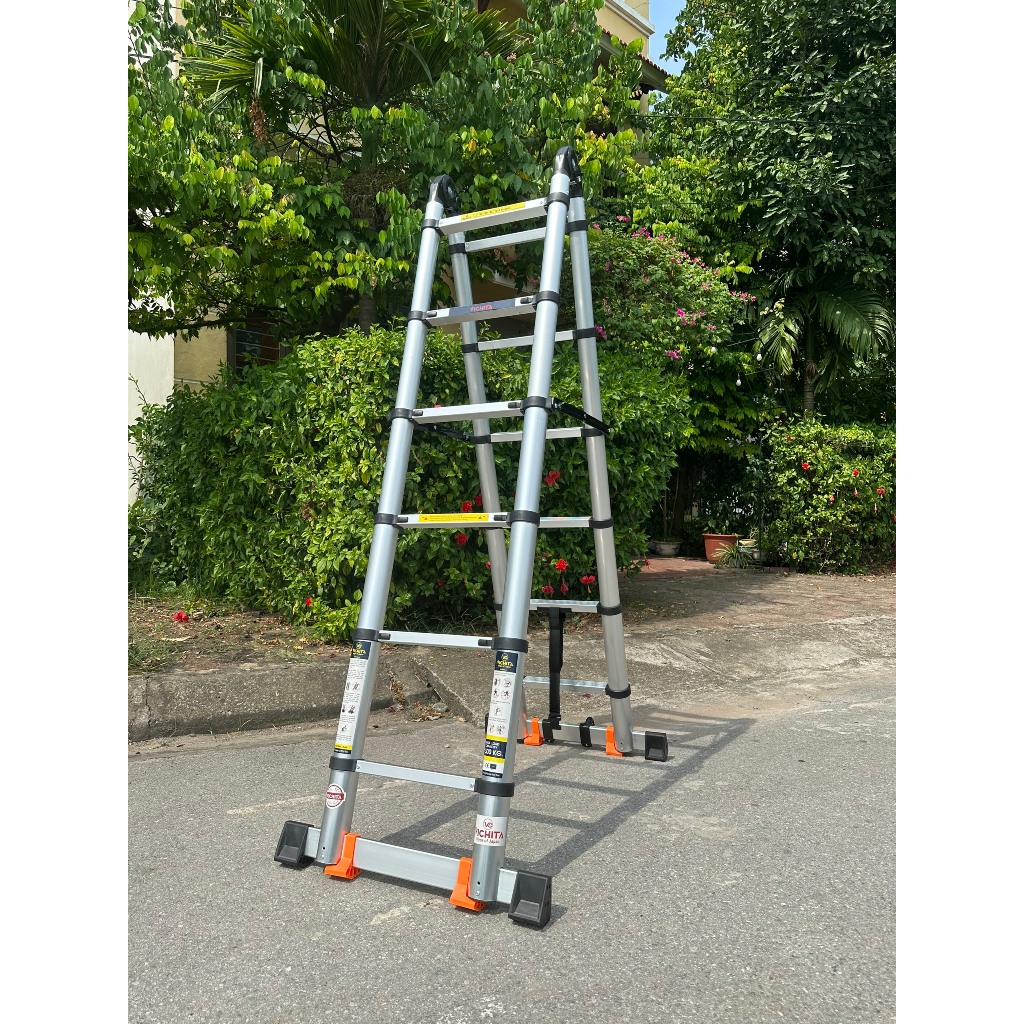 Thang Nhôm Rút Chữ A 3,8m - 4,4m - 5m - 5,6m - 6,6m VICHITA - Thang Rút ...