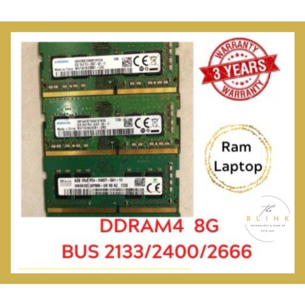 Ram DDR4 Laptop 8gb bus 2400/2666/3200 , ram zin máy đồng bộ siêu bên ...