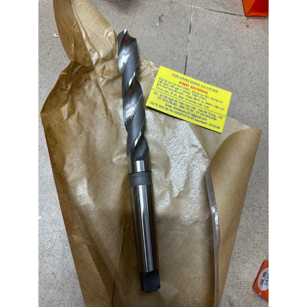 Mũi khoan chuôi côn thép trắng đủ size, từ phi 12mm-30mm | Shopee Việt Nam
