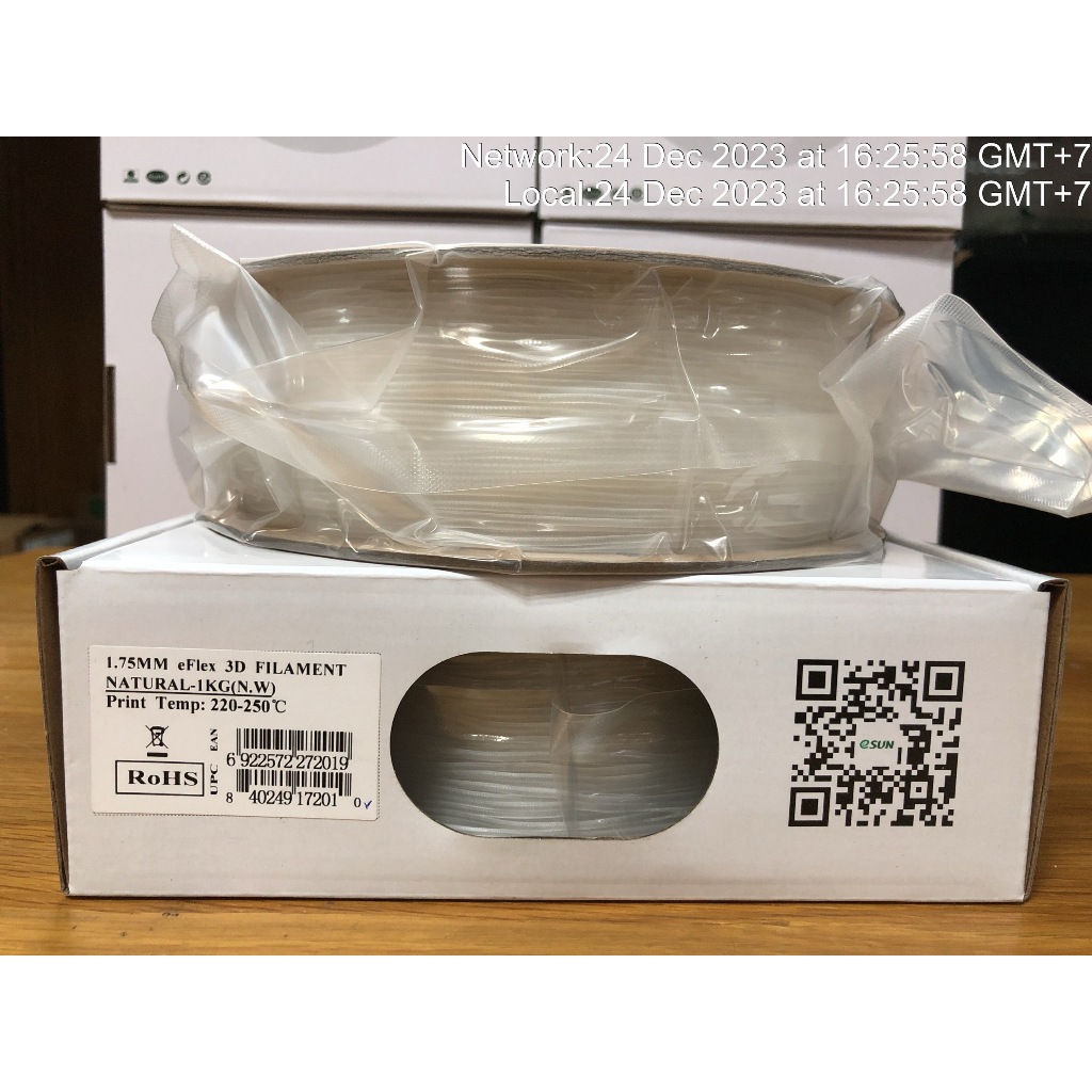 Nhựa in 3d dẻo eSun eFlex (TPU-87A) màu Natural chất lượng cao 1kg ...