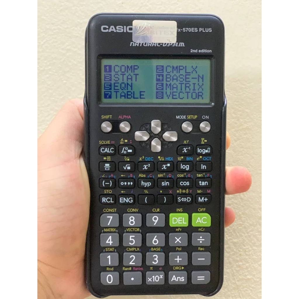 Máy tính Casio Fx 570VN Plus Eddtion 2 cũ| Casio Fx 570VN Plus CŨ CHÍNH HÃNG soi laser bảo hành ...