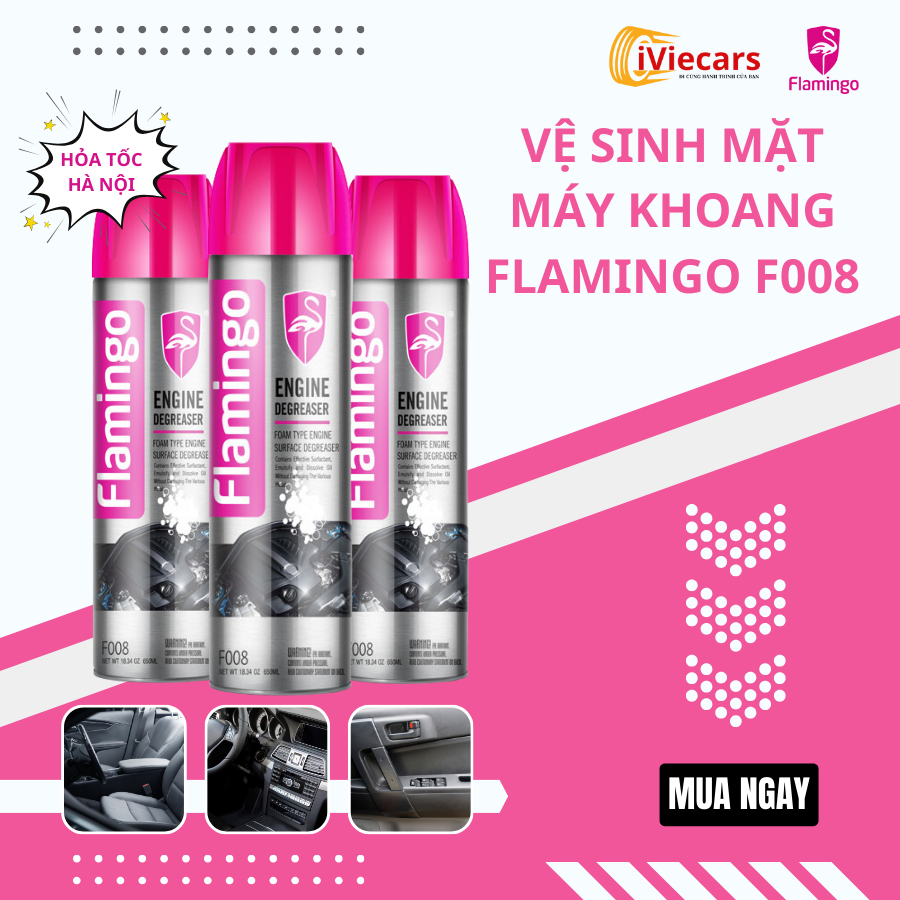 Bình xịt vệ sinh khoang máy dạng bọt Flamingo F008 dung tích 650ml | Shopee Việt Nam
