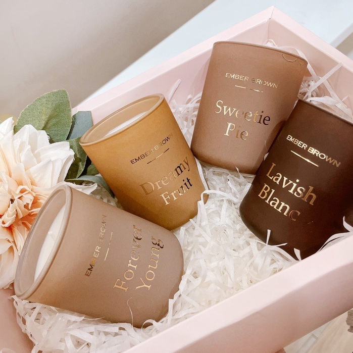 Nến Thơm Phòng Thư Giãn EMBER BROWN Thơm Nhẹ Nhàng Dễ Ngủ Nến Thơm ...