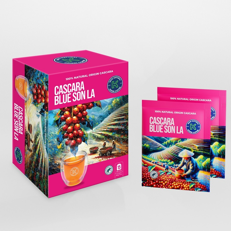 Trà Cascara Blue Son La Túi Lọc 67,5g Được Làm Từ 100% Vỏ Quả Cà Phê ...
