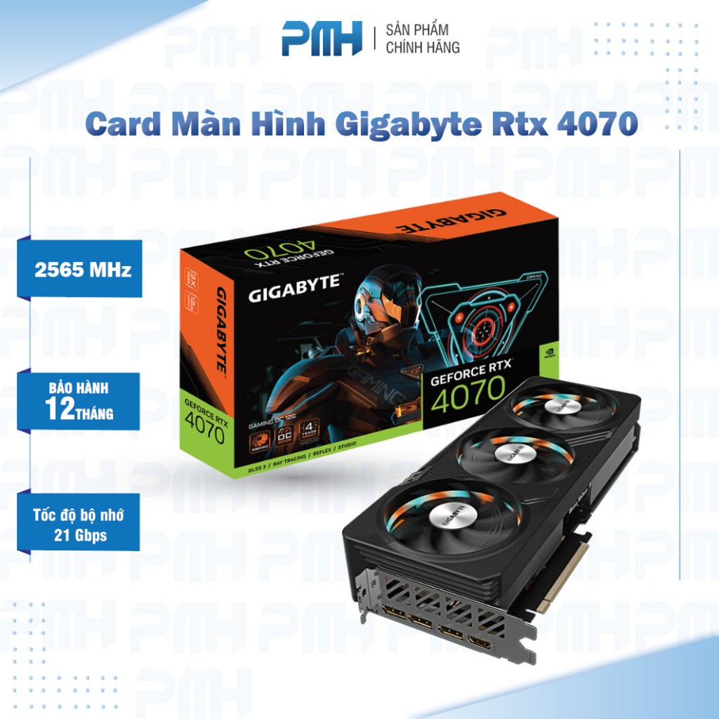 Card Màn Hình Gigabyte Rtx 4070 Gaming Oc-12gd Led Rgb | Shopee Việt Nam