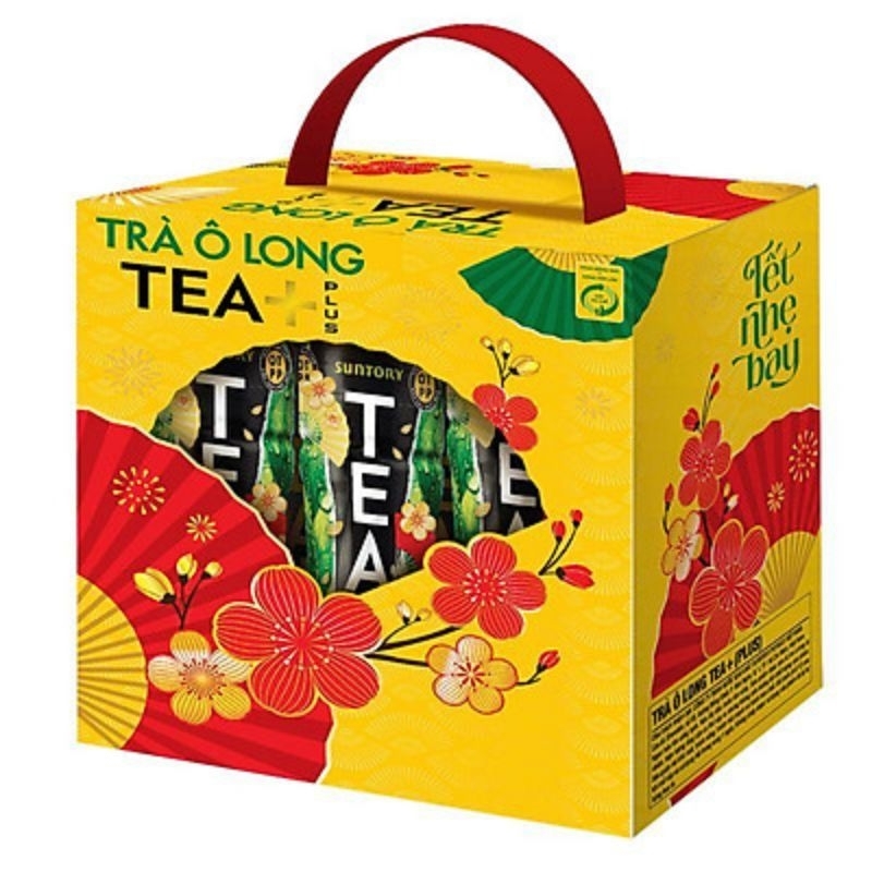 hộp 6 chai nước ngọt trà ôlong 500ml nước giải khác thanh nhiệt làm mát ...