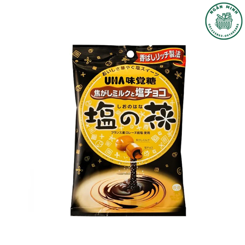 Kẹo caramel nhân socola muối UHA (80g) - Nhật Bản | Shopee Việt Nam