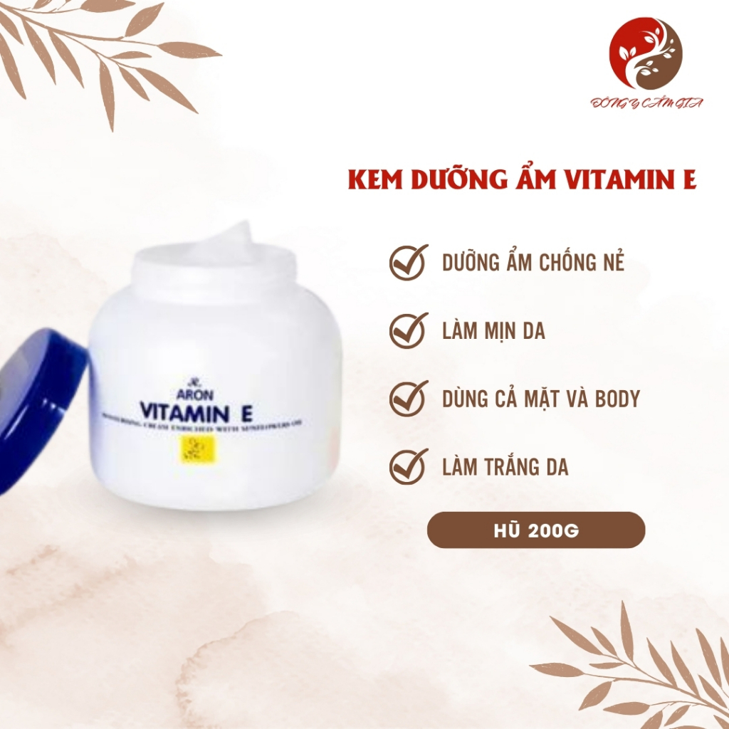 Kem Dưỡng Ẩm Da Vitamin E Thái Lan Aron Dưỡng Ẩm, Làm Trắng, Làm Mịn Da ...