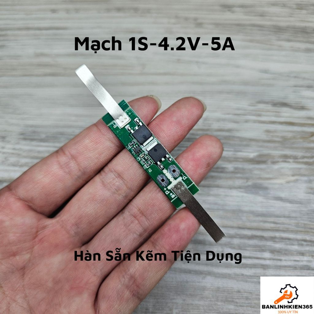 Mạch Sạc Và Bảo Vệ Pin 1s-4.2v-5A Hàn Sẵn Kẽm Tiện Dụng | Shopee Việt Nam