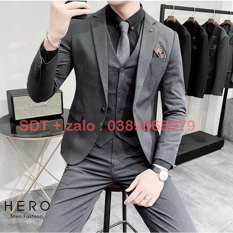 Bộ Vest Comple Nam Big Size Cho Người Béo Mập 85 -130kg | Shopee Việt Nam