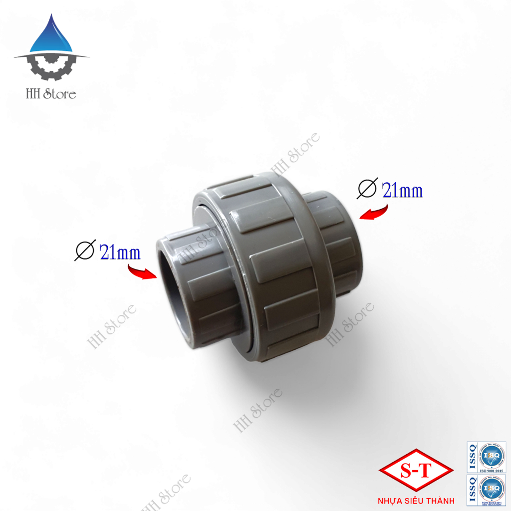 Rắc Co (khớp nối sống), Zacco phi 21, 27, 34mm loại cao cấp. Hàng Chính Hãng - Nhựa Siêu Thành ...