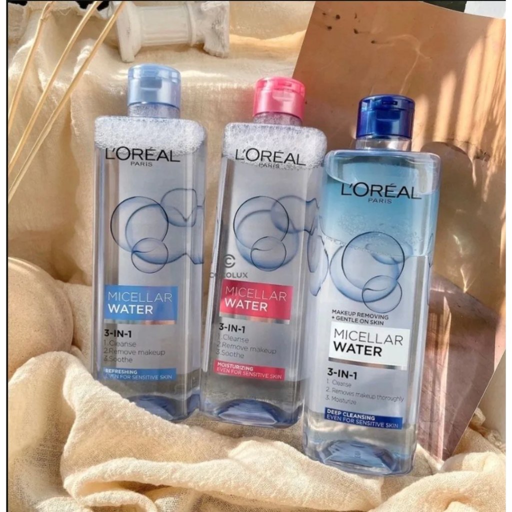 Nước Tẩy Trang L'Oreal 3-in-1 Micellar Water 400ml ( Loreal) | Shopee Việt Nam