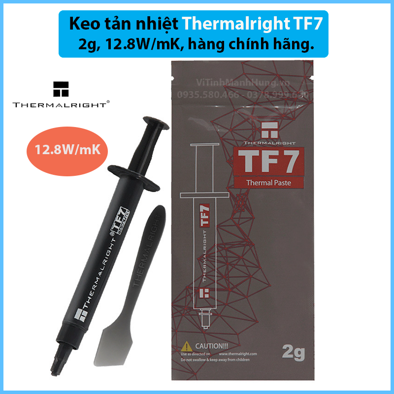 Keo tản nhiệt Thermalright TF7 2g, 12.8W/mK, hàng chính hãng. | Shopee Việt Nam