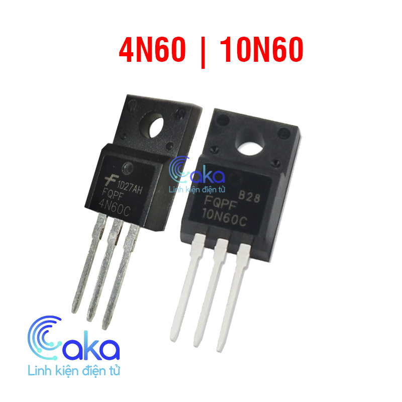 Mosfet 2N60 4N60 10N60 600V 2A 4A 10A lưng nhựa chất lương cao | Shopee ...