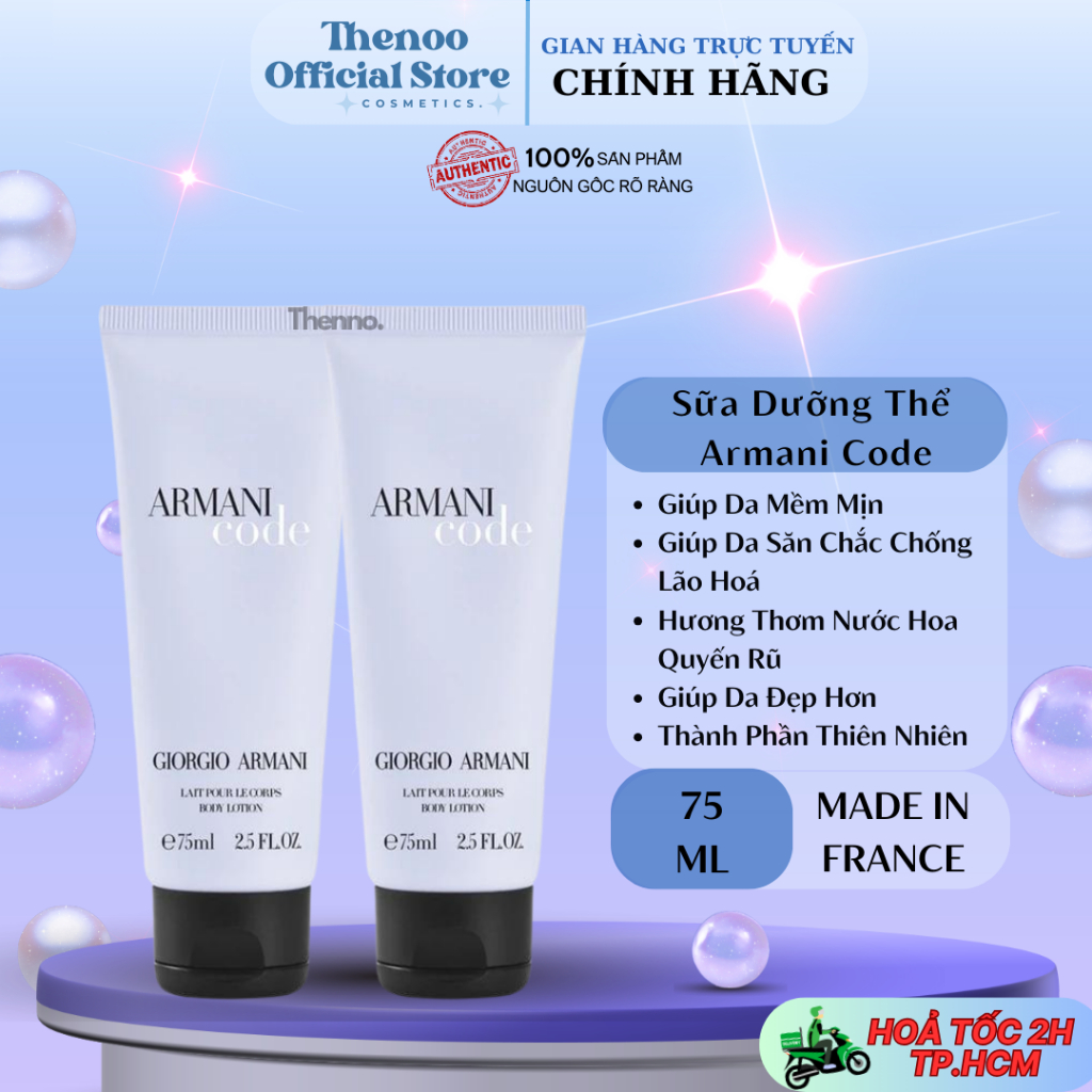 Sữa Dưỡng Thể Nước Hoa Armani Code Giorgio Armani Body Lotion 75ml ...