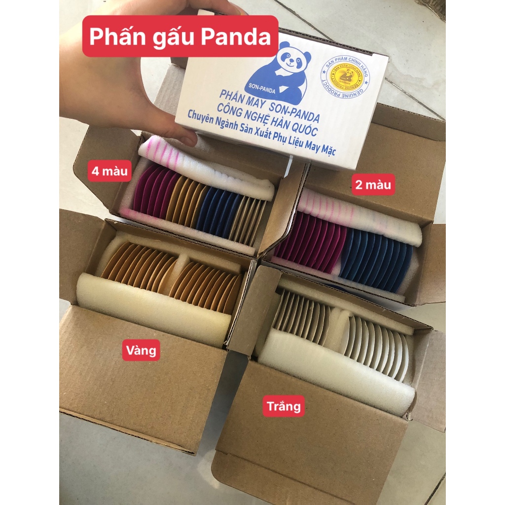 (giá 1 hộp) Phấn gấu Panda nhiều phân loại 20 viên | Shopee Việt Nam