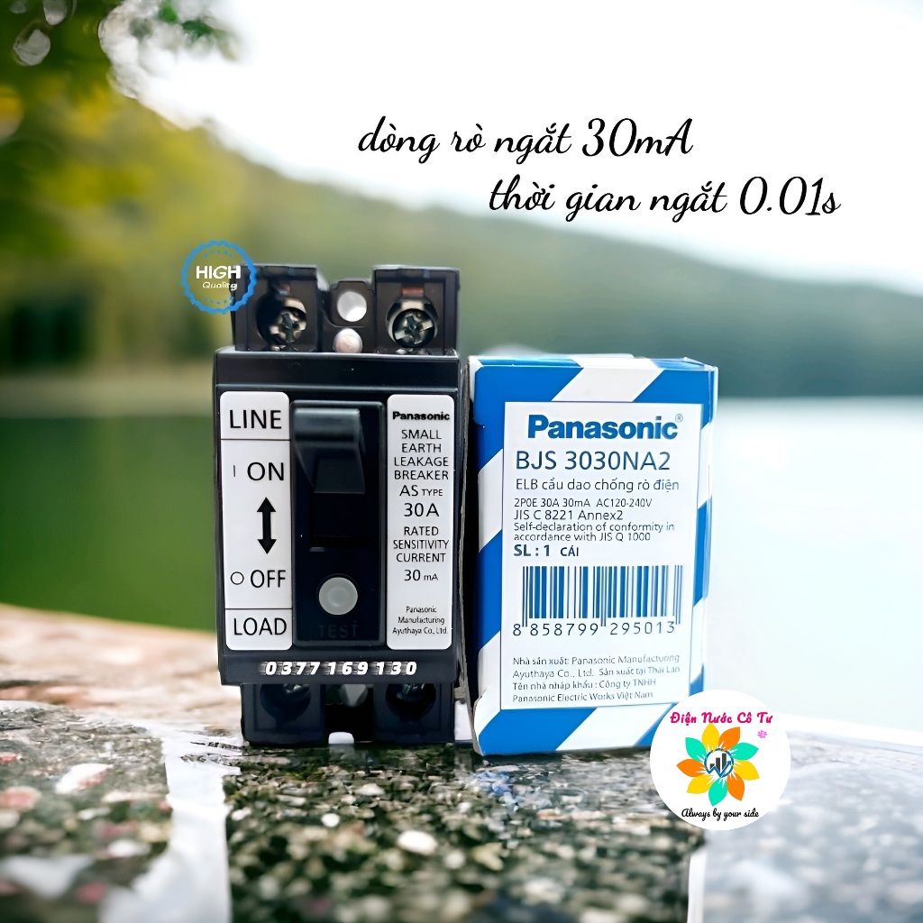 CB cóc Aptomat chống giật chống rò 30A cao cấp Panasonic | Shopee Việt Nam