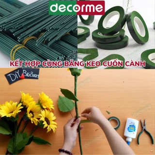 Dây kẽm làm hoa handmade dài 40cm Decorme làm đồ trang trí thủ công ...