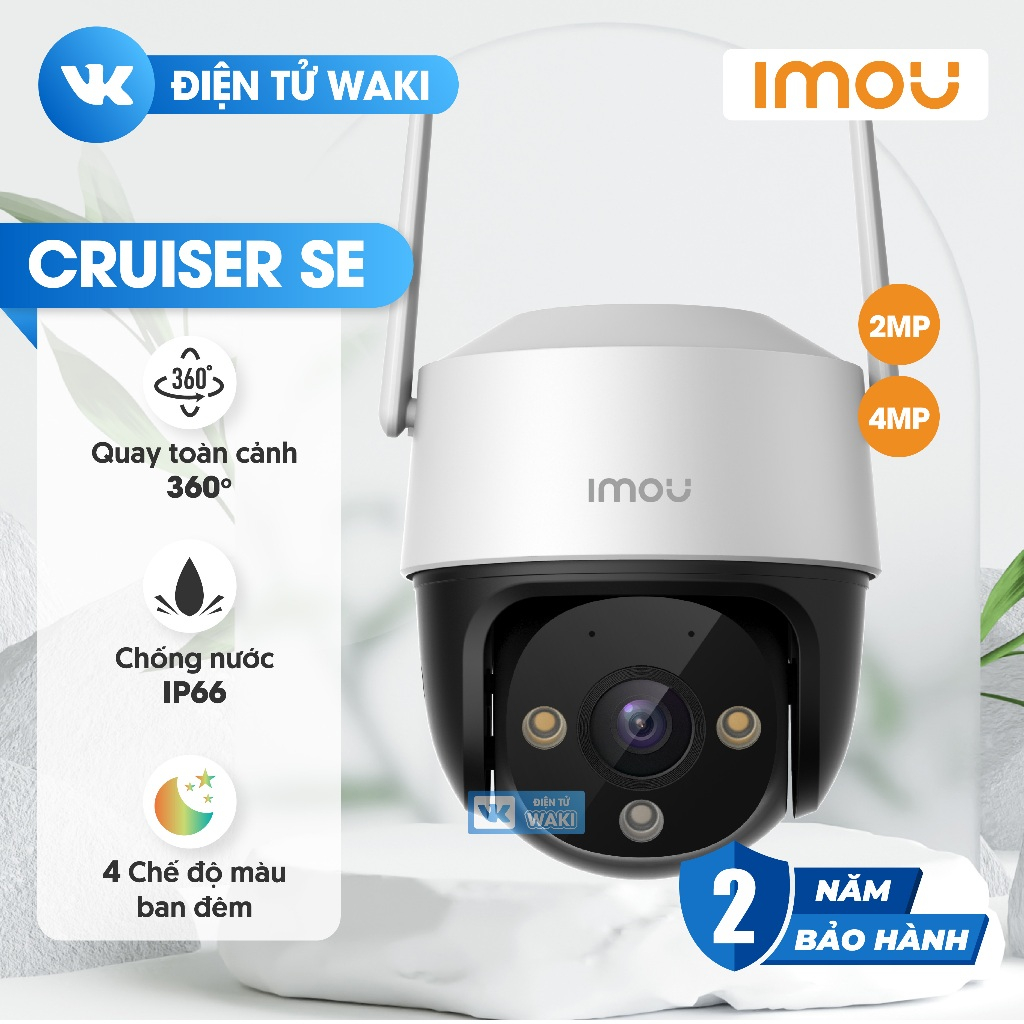 Camera Wifi Ngoài Trời Imou CRUISER SE S21FP (2MP)/S41FP (4MP), Màu ban ...