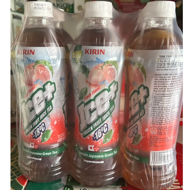 Nước ice hương vị đào Kirin mới 490ml lốc 6 chai | Shopee Việt Nam